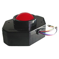 Micro Center - Ultimarc U-Trak Trackball with USB Kit - Red 444444476883