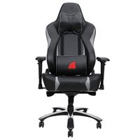 Inland Lightning Gaming Chair (Refurbished) - Black/Gray - Micro Center