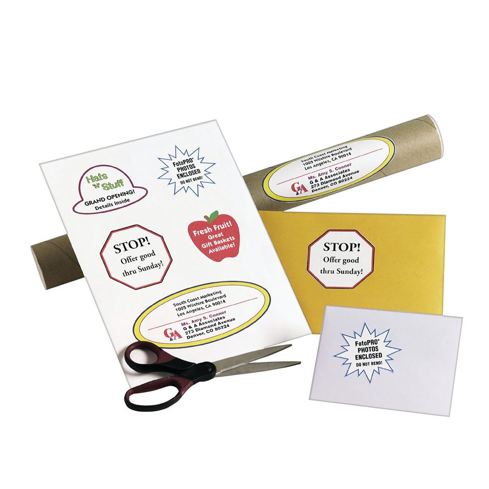 Avery 8165 Shipping Address Labels, 8 1/2" x 11", TrueBlock Technology ...