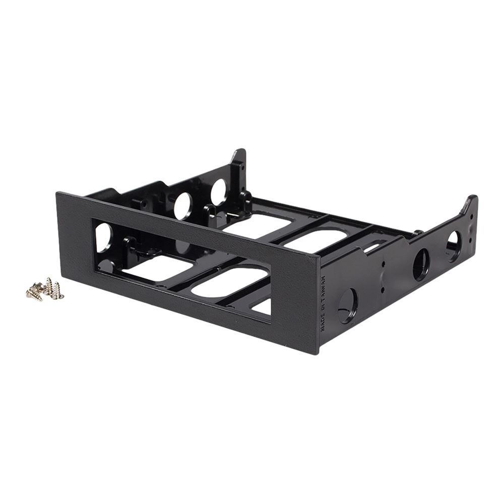 StarTech Bracket for installing 3.5" drives into 5.25" bays - Black ...