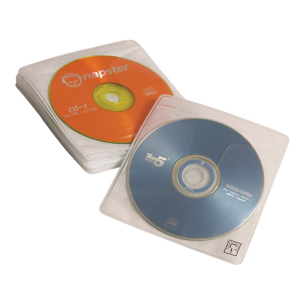 Case Logic CD/DVD White ProSleeves 60-Pack - Micro Center