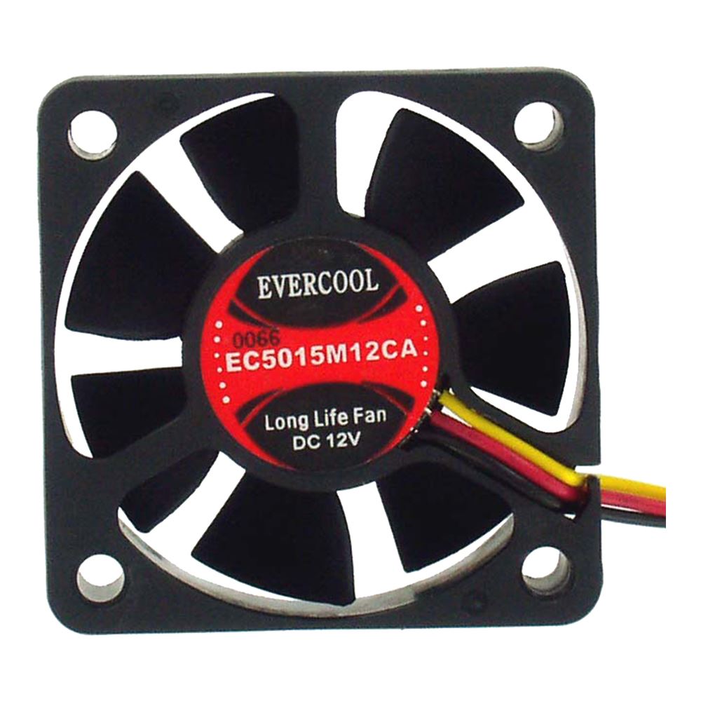 Evercool EC5015M12CA Thin Ball Bearing 50mm Slim Case Fan - Micro Center