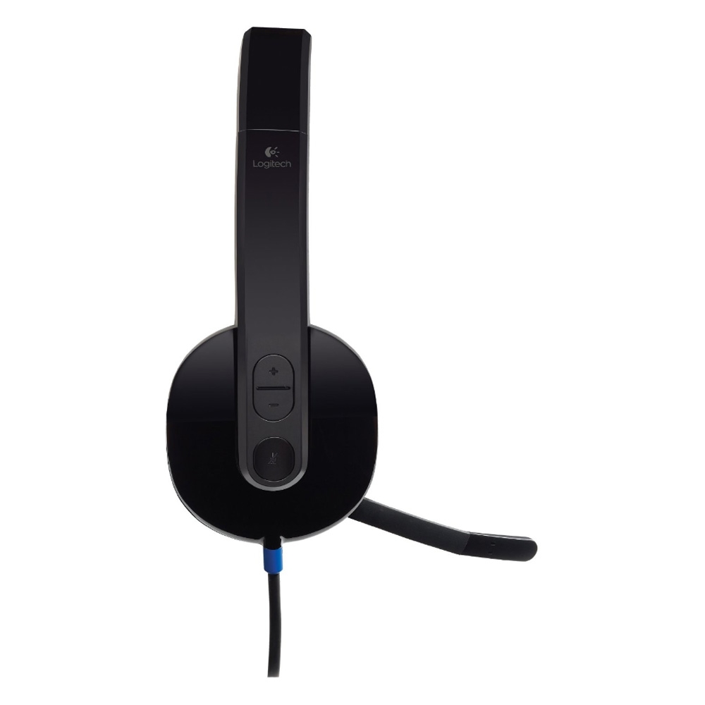 Logitech USB H540 Wired Headset - Black; Adjustable Padded Headband ...
