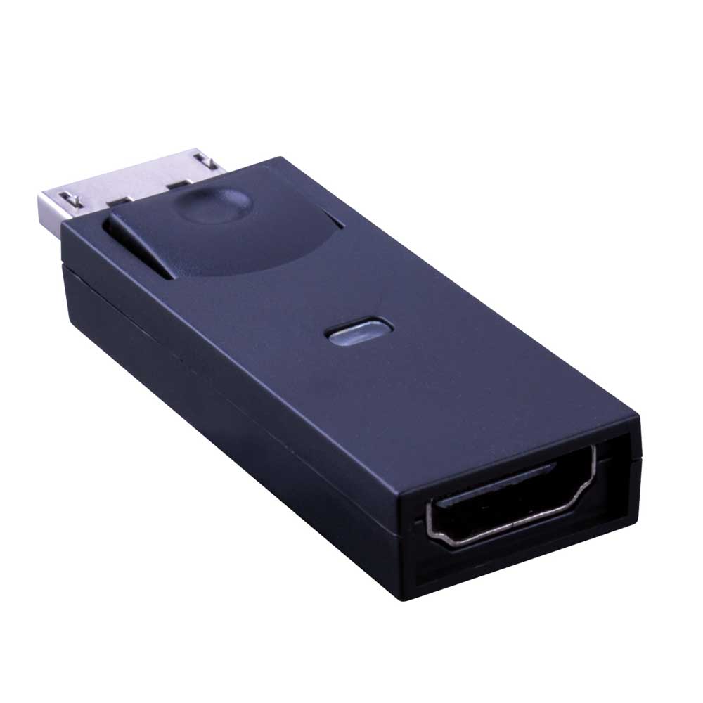 Just Hook It Up HDMI Female to DisplayPort Male Plug Adapter - Black ...