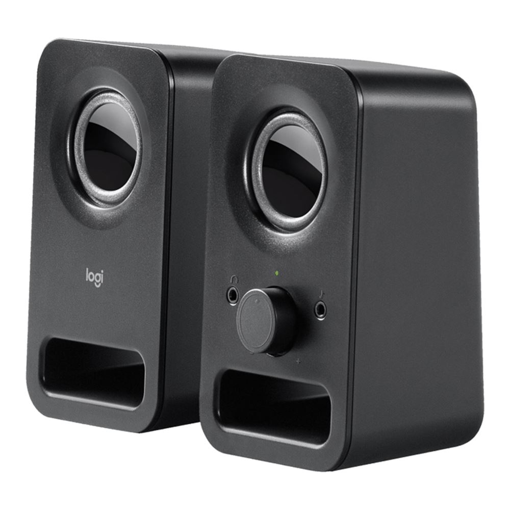 Logitech Multimedia Speakers Z150 Computer Speaker Pair - Midnight ...