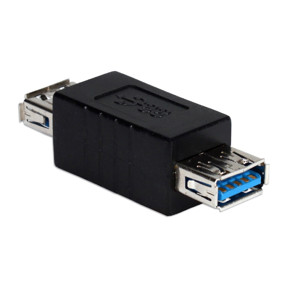 QVS USB 3.1 (Gen 1 Type-A) Female to USB 3.1 (Gen 1 Type-A) Female ...