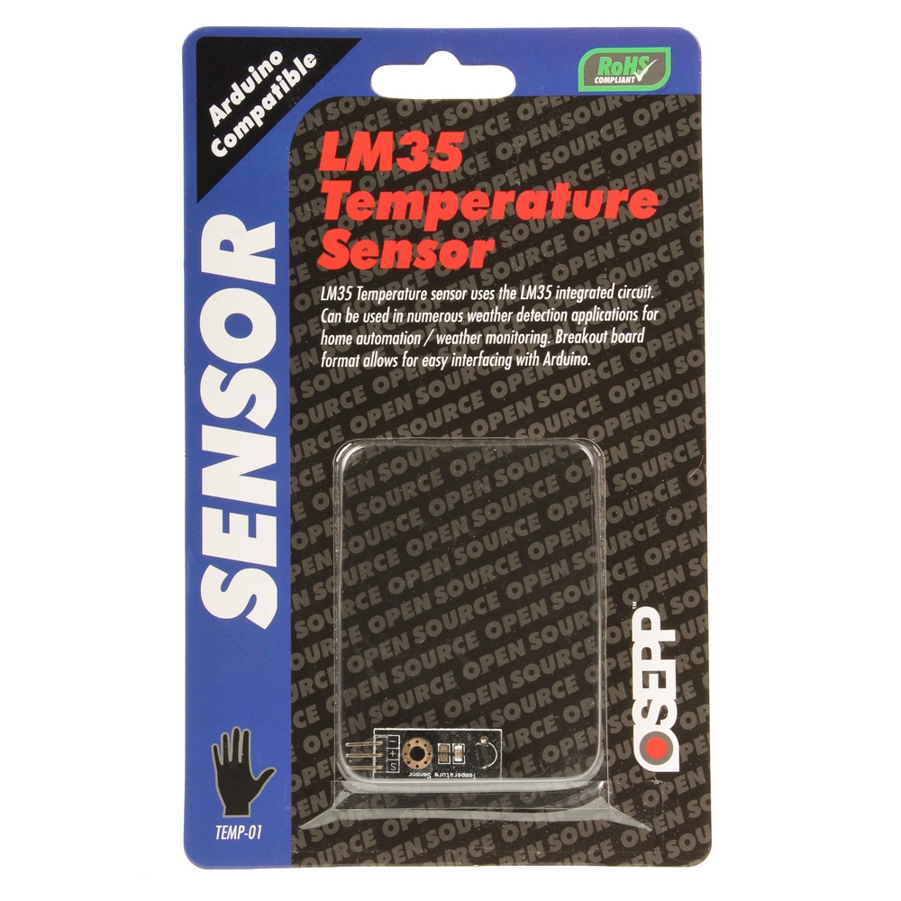Micro Center - OSEPP LM35 Temperature Sensor Module for Arduino