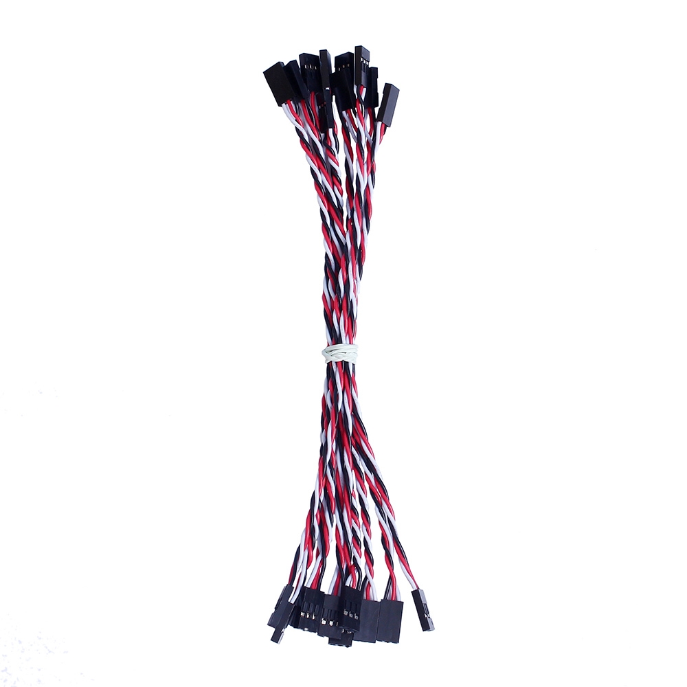 OSEPP 3 Pin Jumper Cables - 10 Pack - Micro Center