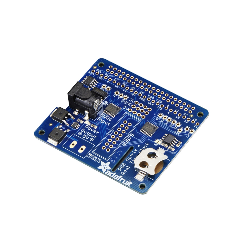 Adafruit Industries RGB Matrix HAT + RTC for Raspberry Pi - Mini Kit - Micro Center