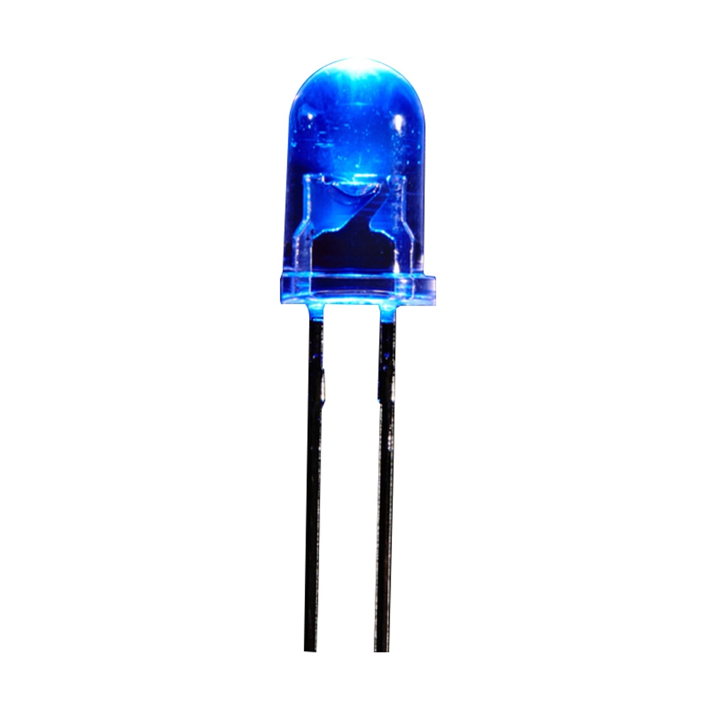 Adafruit Industries Super Bright Blue 5mm LED - 25 Pack - Micro Center