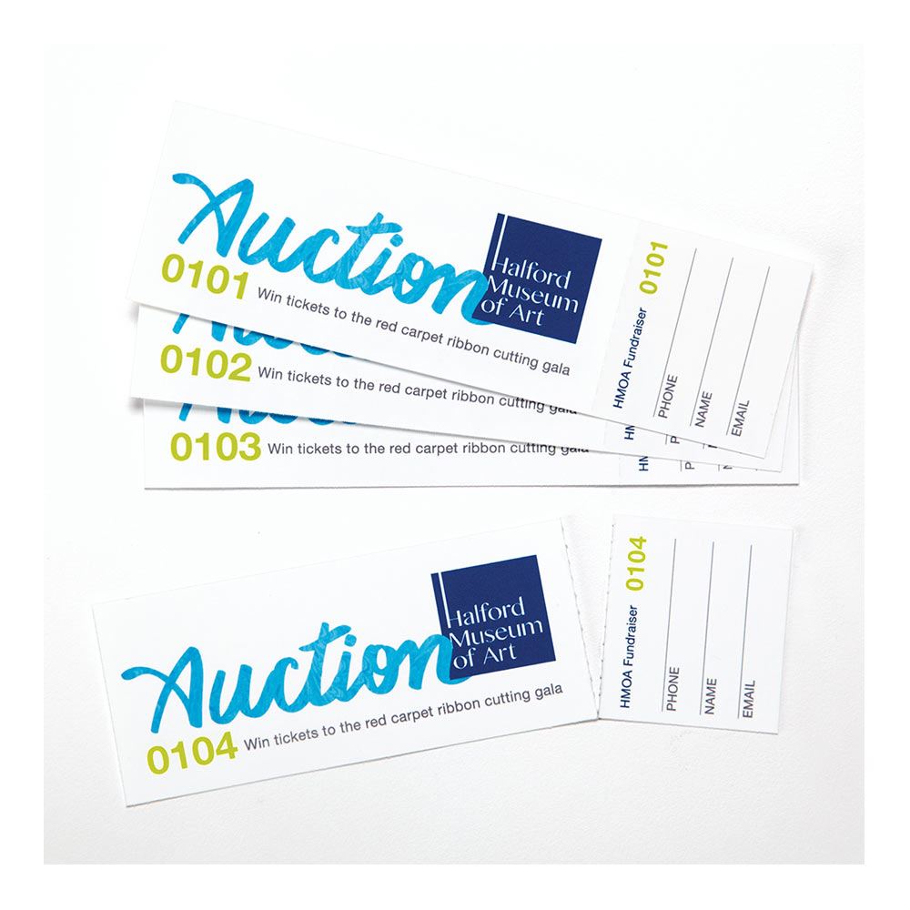 Avery 16154 Blank Printable Tickets; Tear-Away Stubs; Perforated Raffle ...