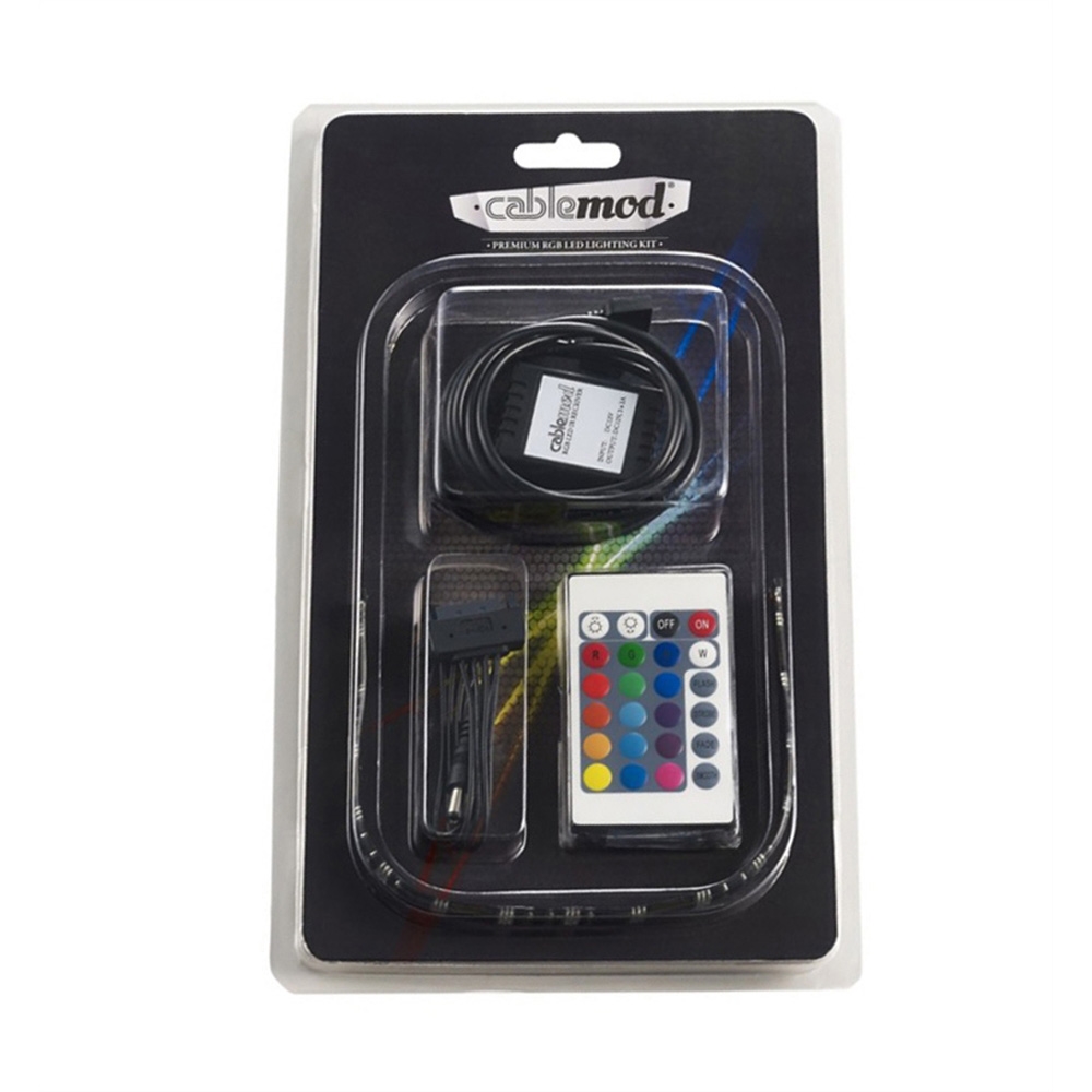 CableMod 300mm Magnetic LED Light Strip RGB Kit - Micro Center