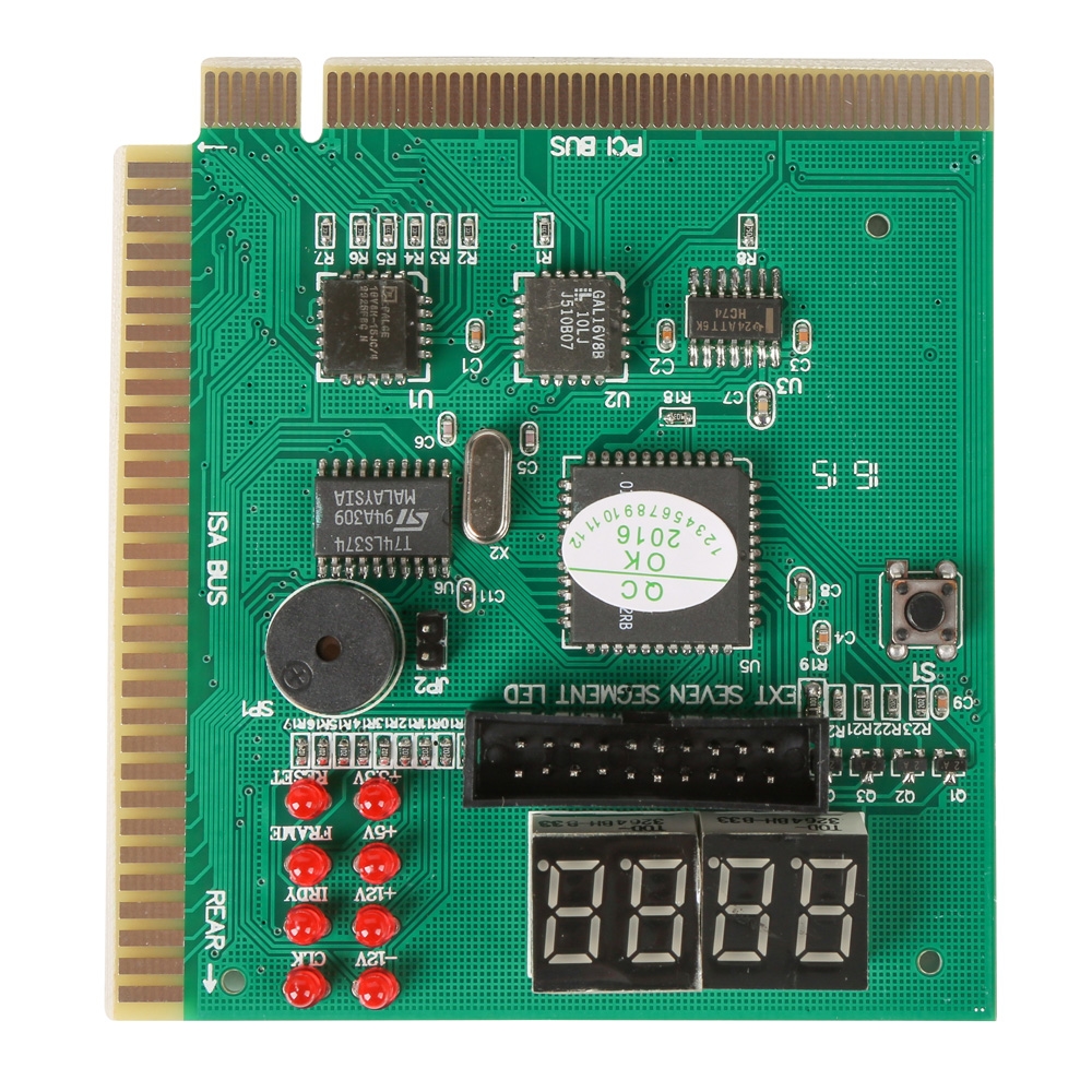 Kingwin 4 Digit PCI & ISA Computer Motherboard Analyzer - Micro Center