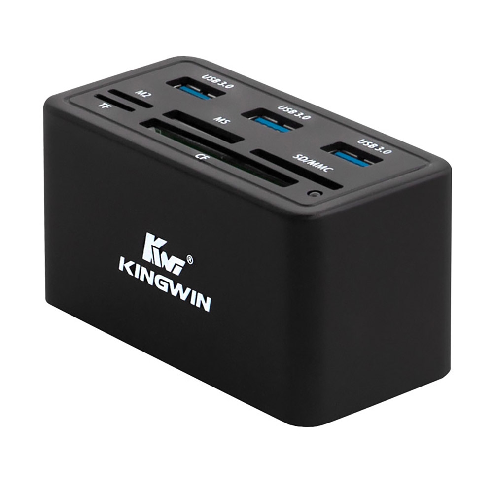 Kingwin KWCR-801U3 Super Speed All-In-1 USB 3.0 Mini Card Reader Hub ...
