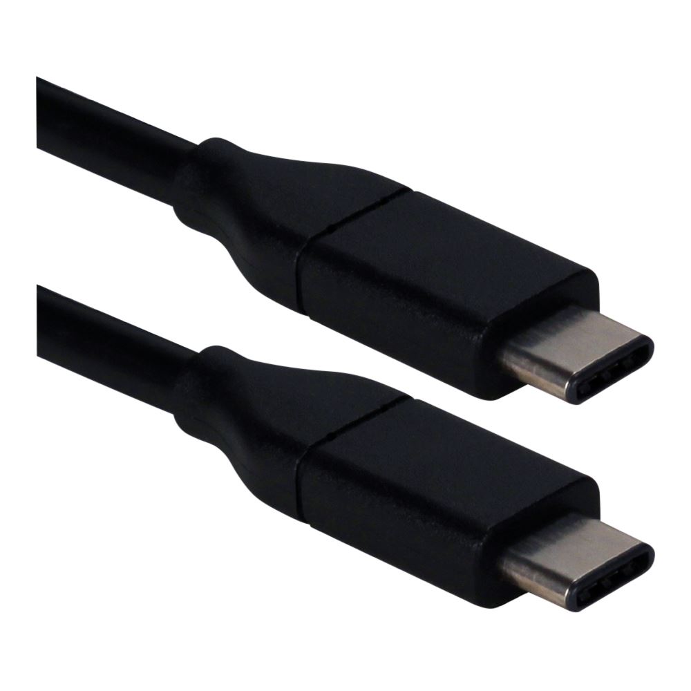 QVS USB Type-C SuperSpeed Cable (Black) -1 Meter - Micro Center