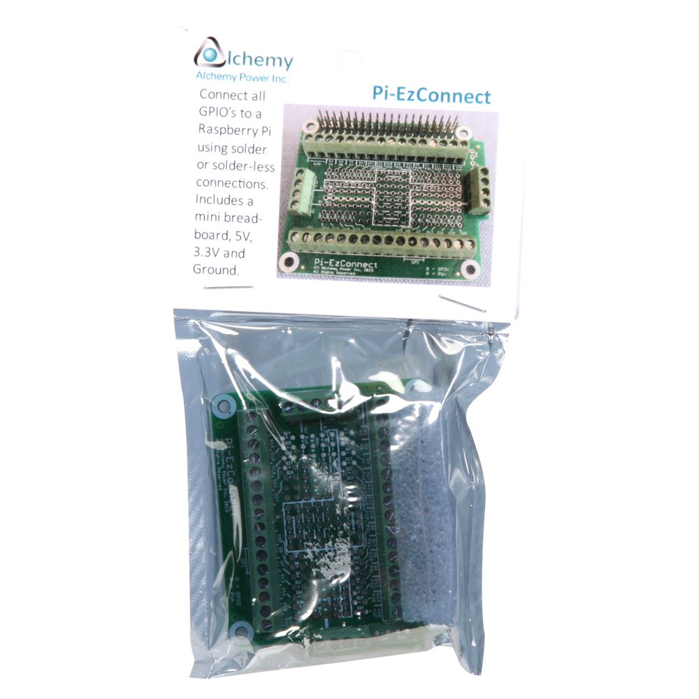 Alchemy Power Inc. Pi-EzConnect GPIO HAT for Raspberry Pi 2/3 - Micro ...
