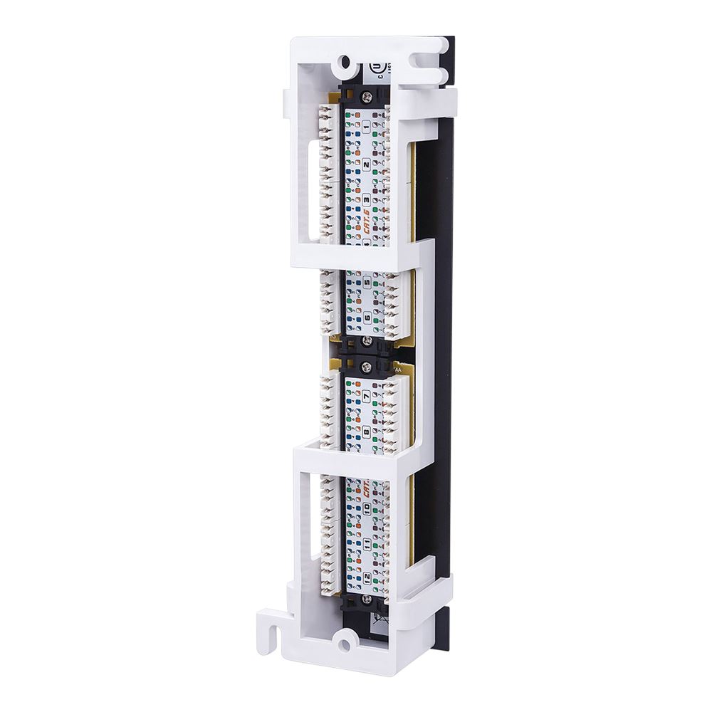 Intellinet Cat6 Wall-mount 12 Port Patch Panel - Micro Center