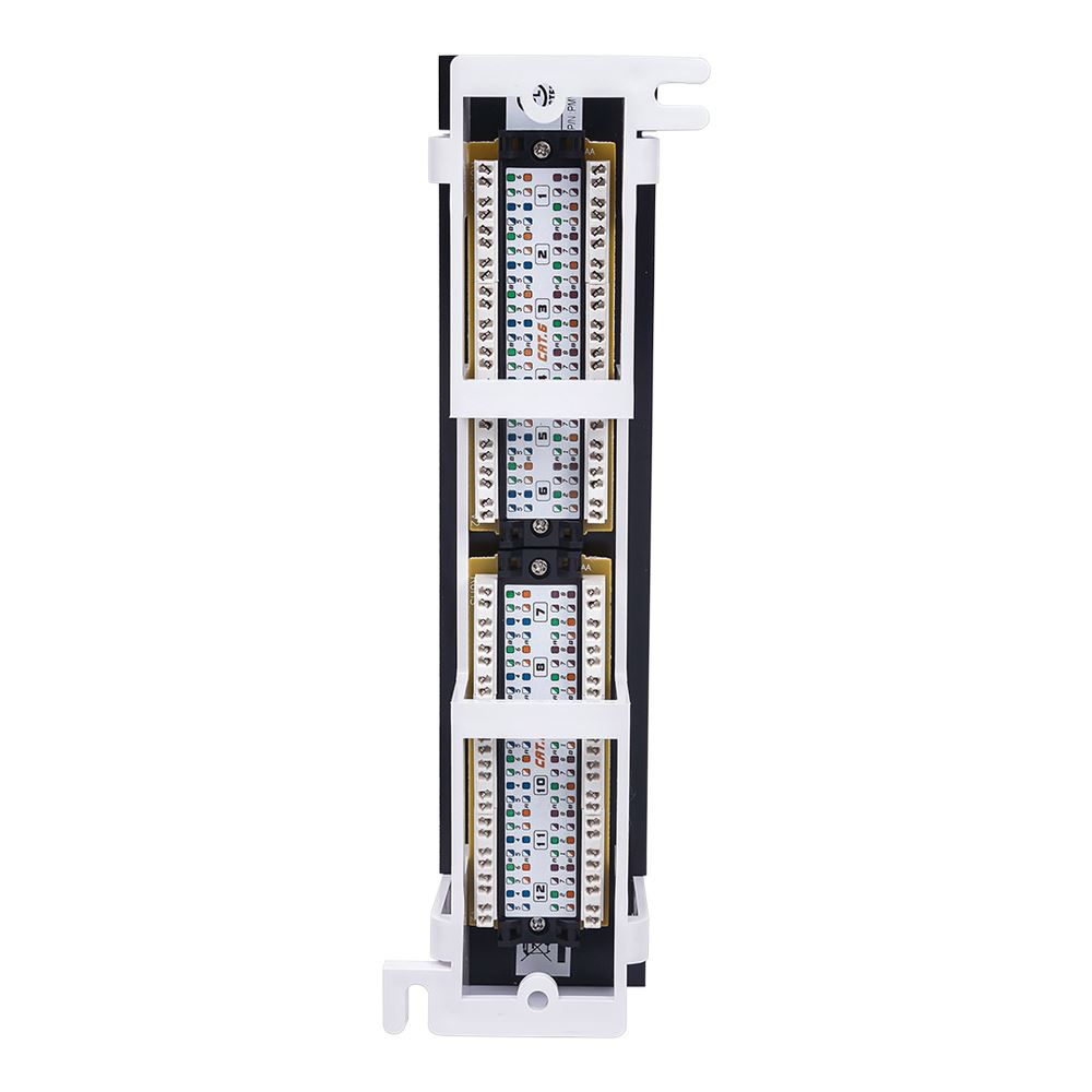 Intellinet Cat6 Wall-mount 12 Port Patch Panel - Micro Center