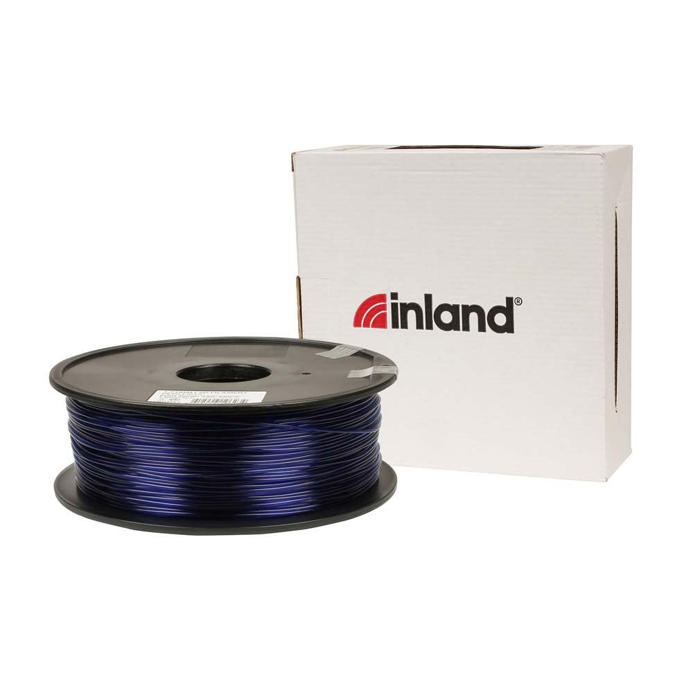 Inland 2.85mm PETG 3D Printer Filament 1kg (2.2 lbs) Cardboard Spool ...