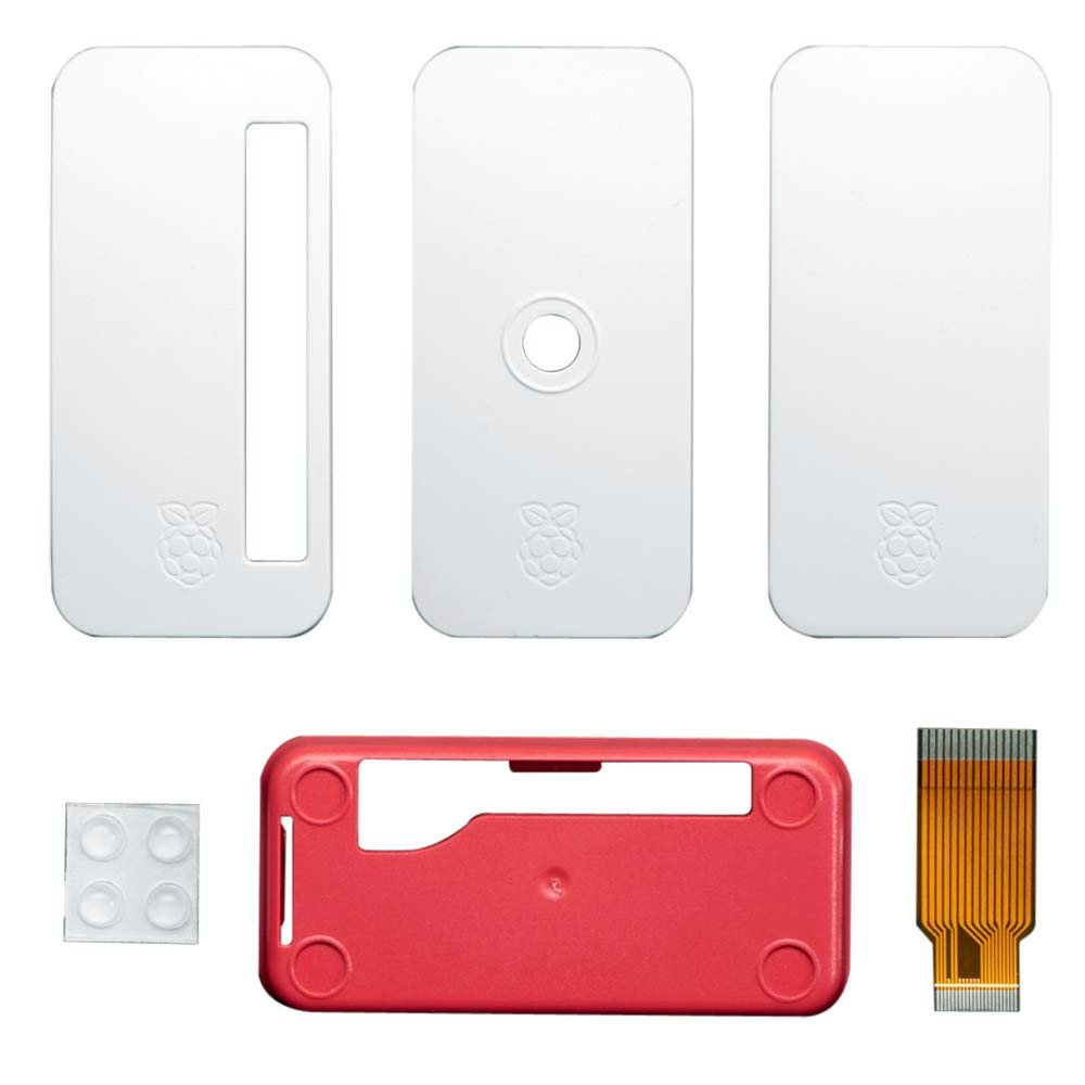 Raspberry Pi Official Raspberry Pi Zero Case - White/Red - Micro Center