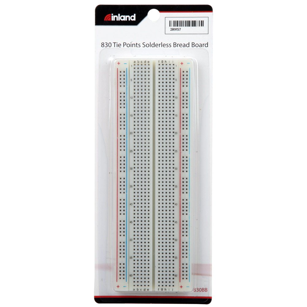 Inland 830 Tie Points Solderless BreadBoard - Micro Center
