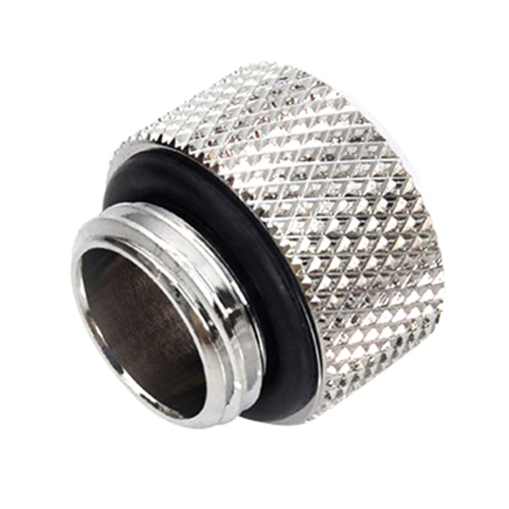 Bitspower G1/4" Silver Shining Multi-Link Adapter - Silver - Micro Center