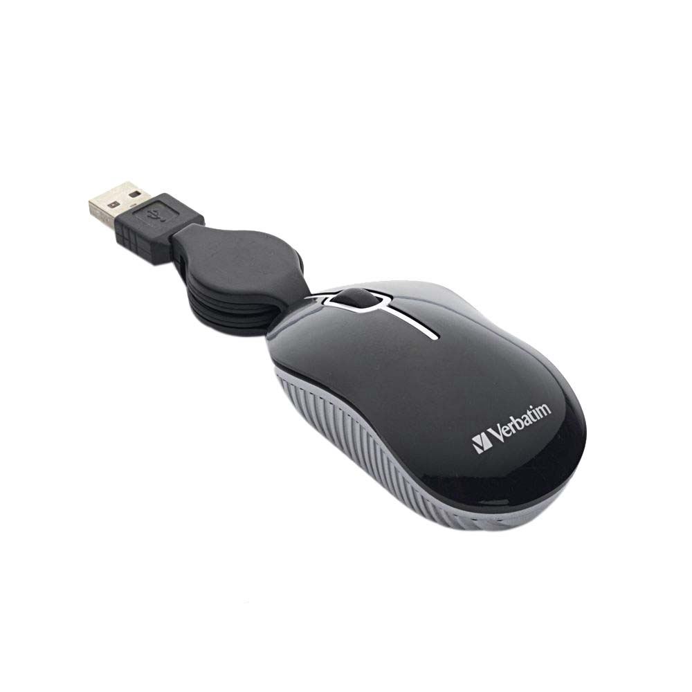 Verbatim Mini Travel Optical Mouse - Black - Micro Center