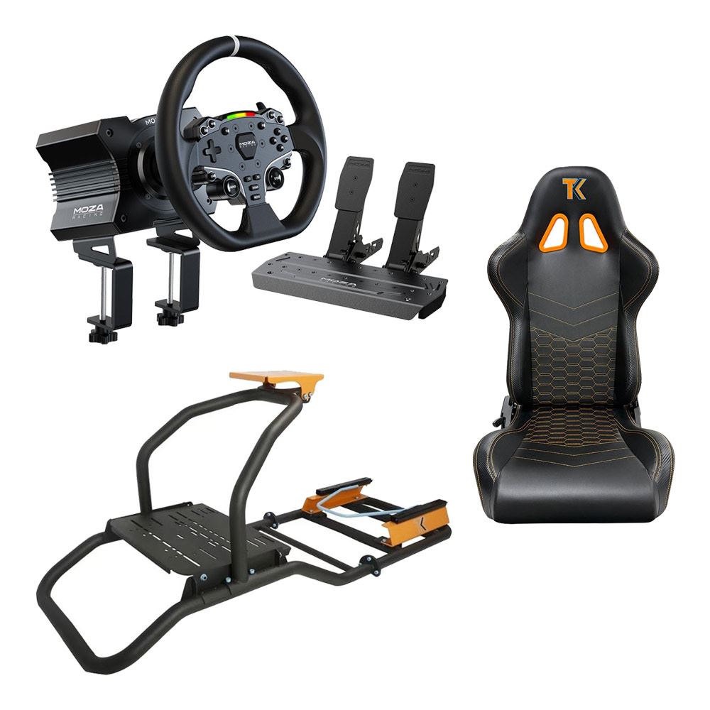 Micro Center - Racing Simulator Holiday Bundle EL1 TK Racing Falcon Rig ...
