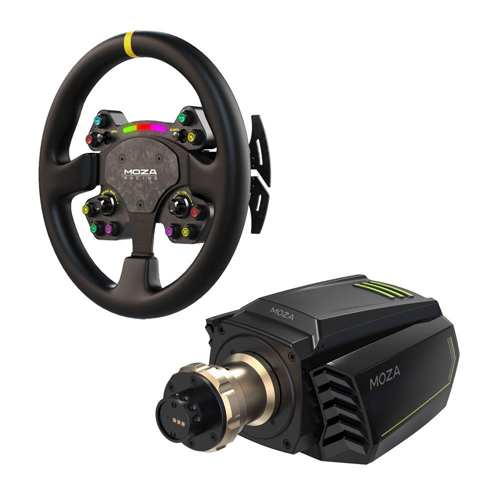 Micro Center - Moza RS V2 Racing Wheel bundled with Moza R16 Direct ...