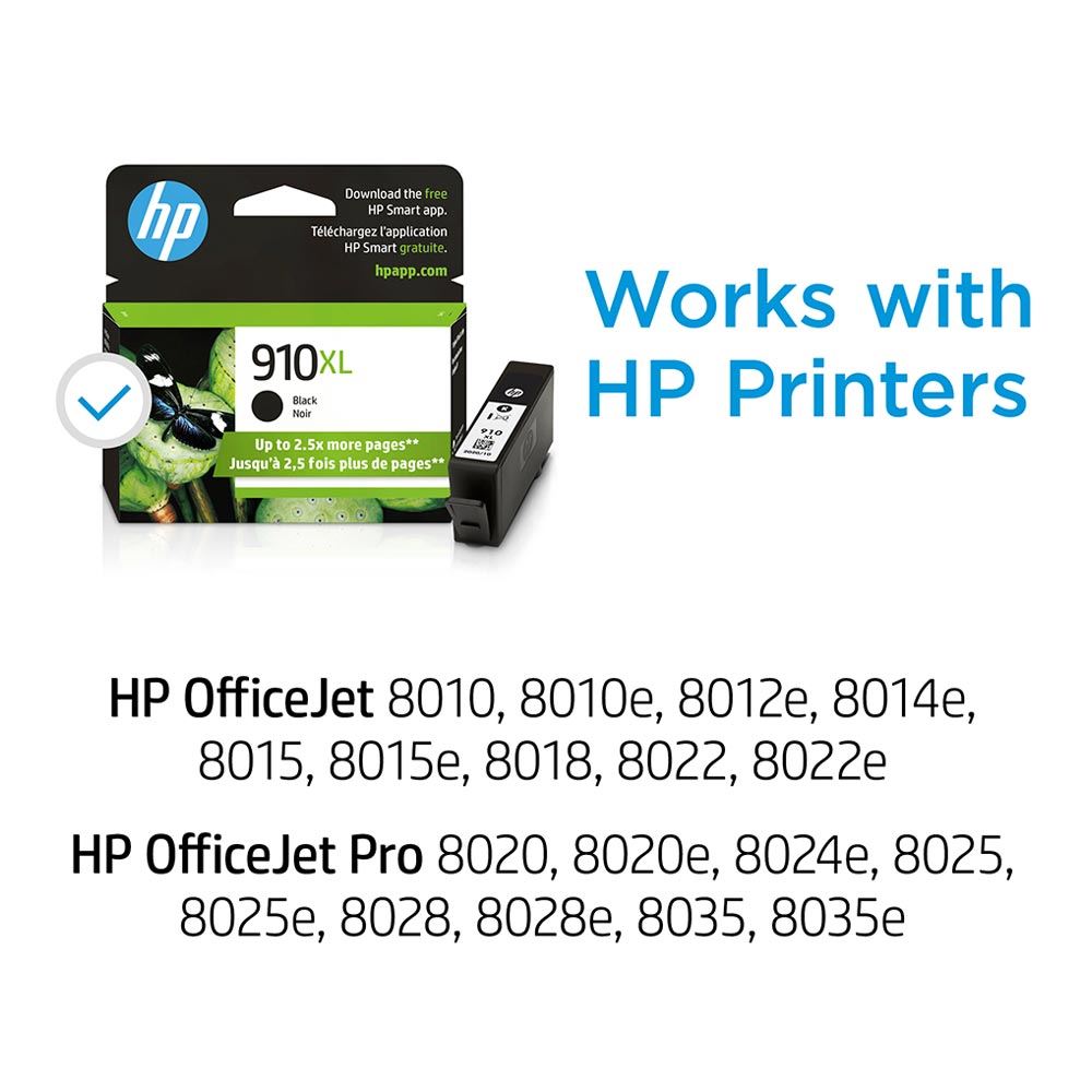 HP 910XL High Yield Black Ink Cartridge - Micro Center