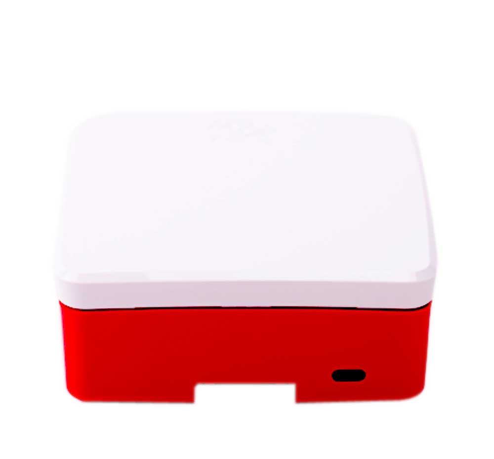 Raspberry Pi 4 Official Case - Red/White - Micro Center