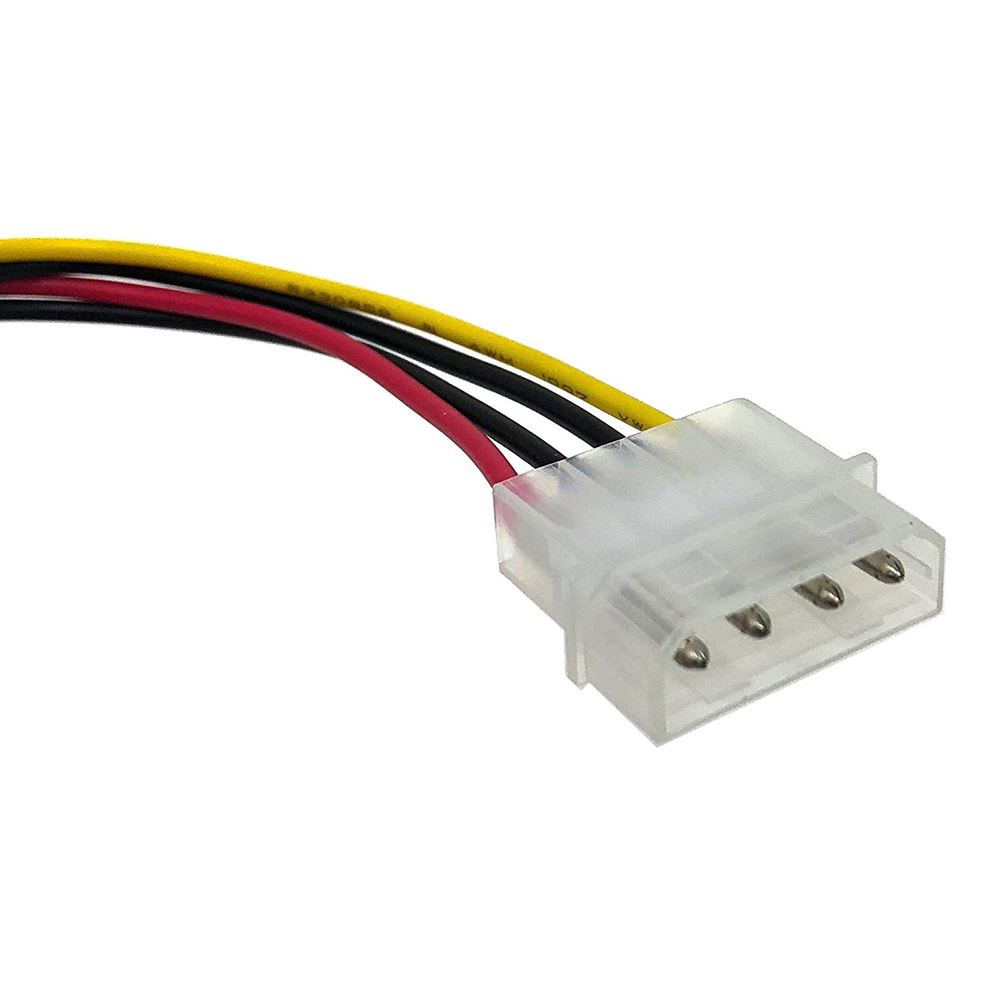 Micro Connectors 15-PIN SATA Female to LP4 Male Power Adapter Cable 6 ...