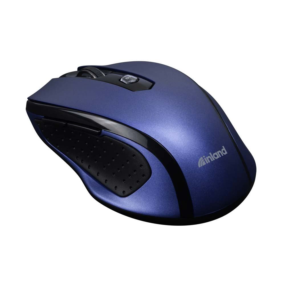 Inland WM56 Wireless Notebook Mouse - Blue - Micro Center