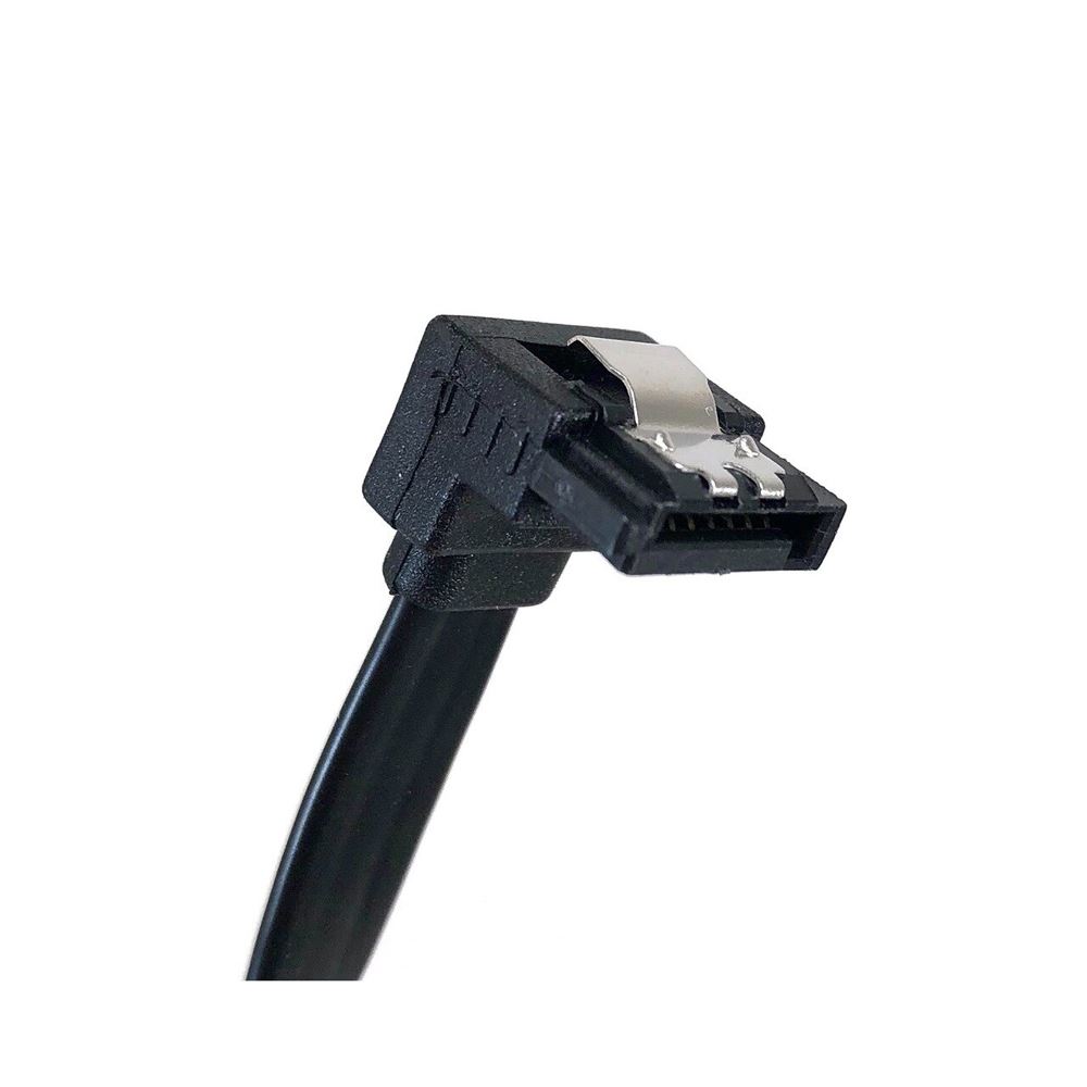 Micro Connectors 7-Pin SATA Right Angle Male to 7-Pin SATA Right Angle ...