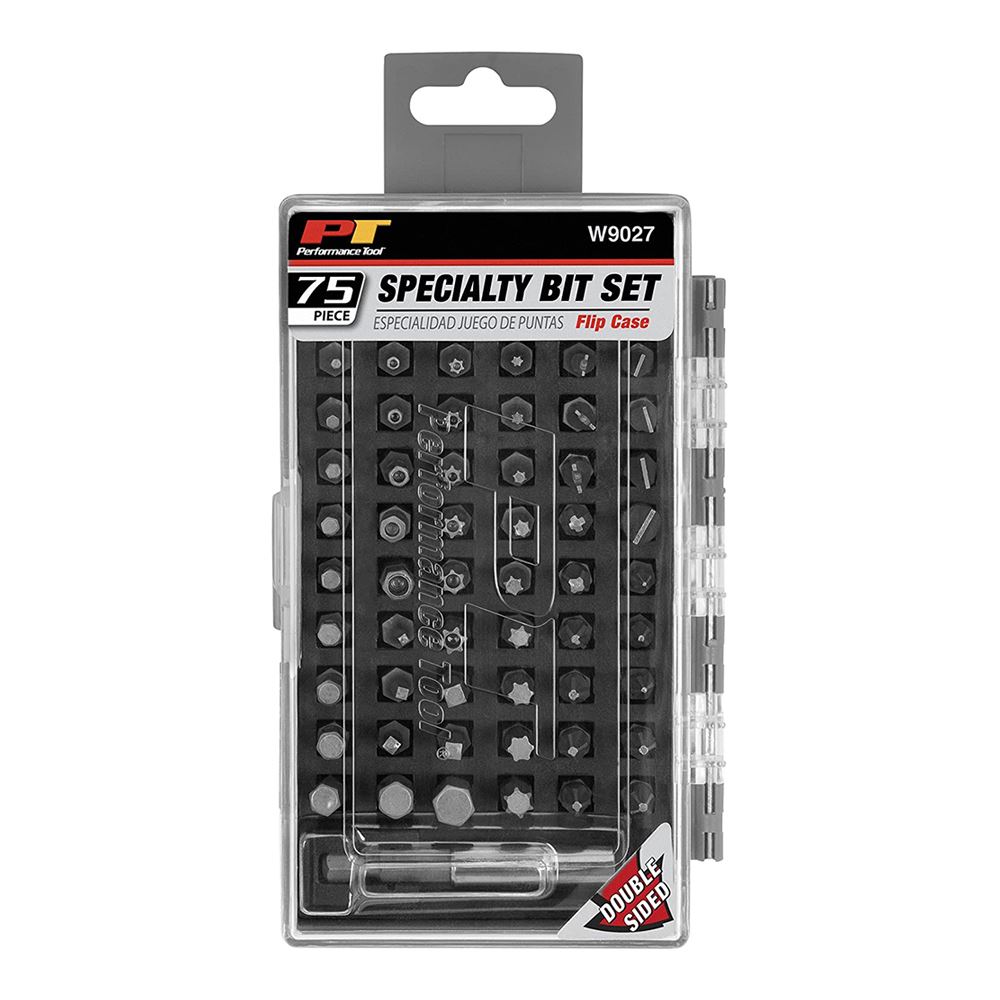 Performance Tools Specialty Bit Driver Set - 75 Piece - Micro Center