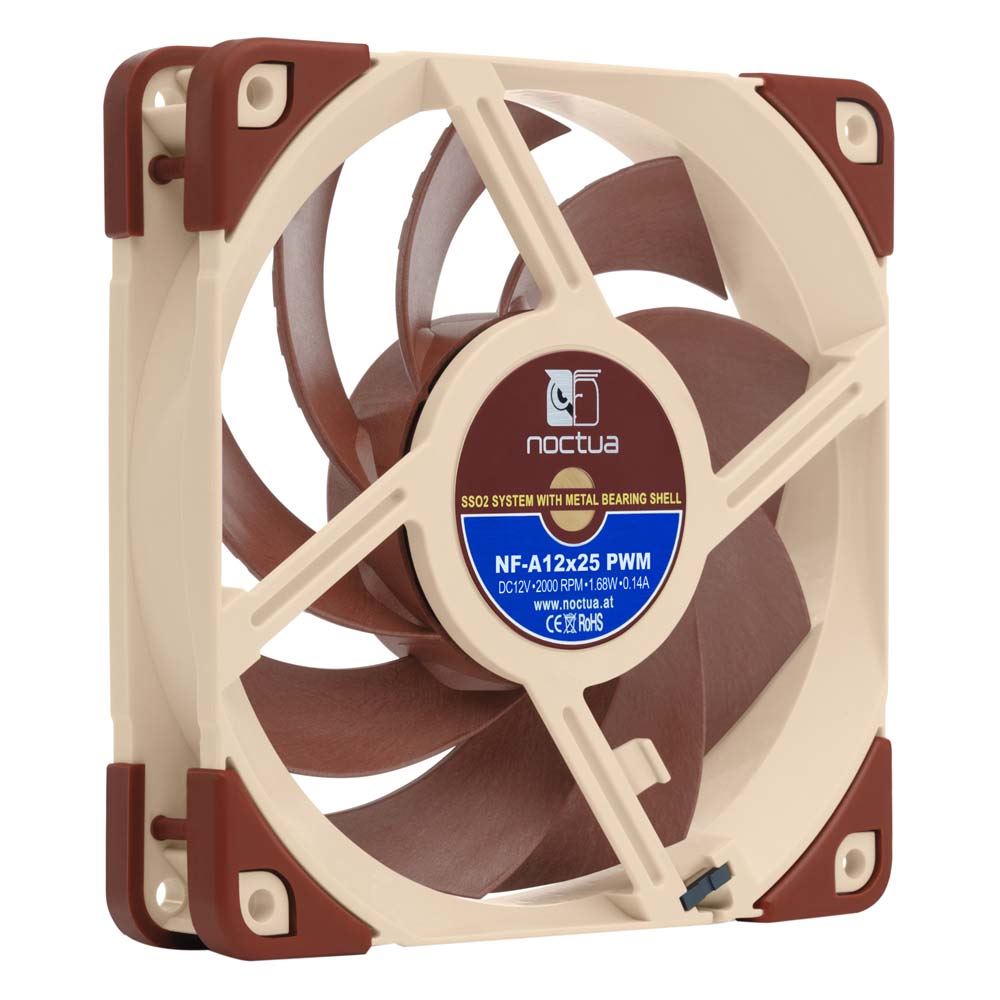 Noctua NF-A12x25 PWM SSO2 Bearing 120mm Case Fan - Micro Center