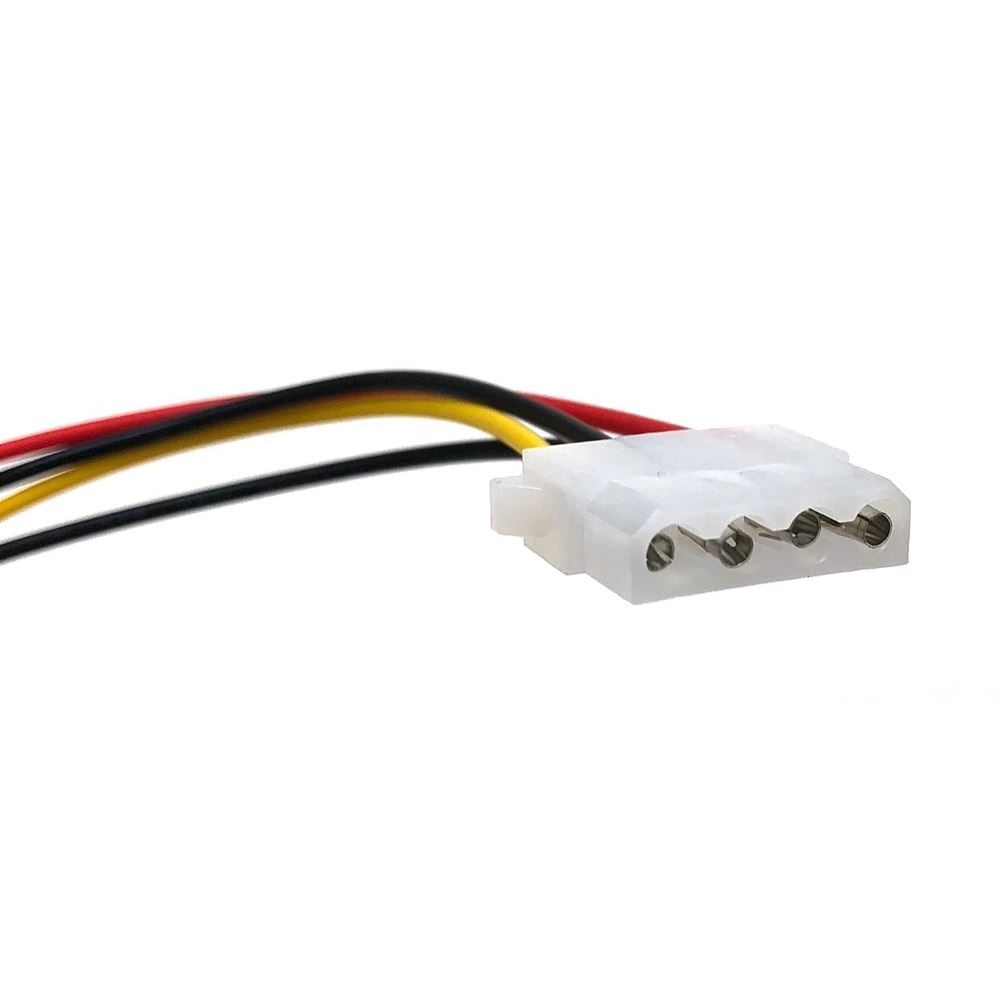 Micro Connectors 4-pin LP4 Male to 4-pin LP4 Female Power Extension ...