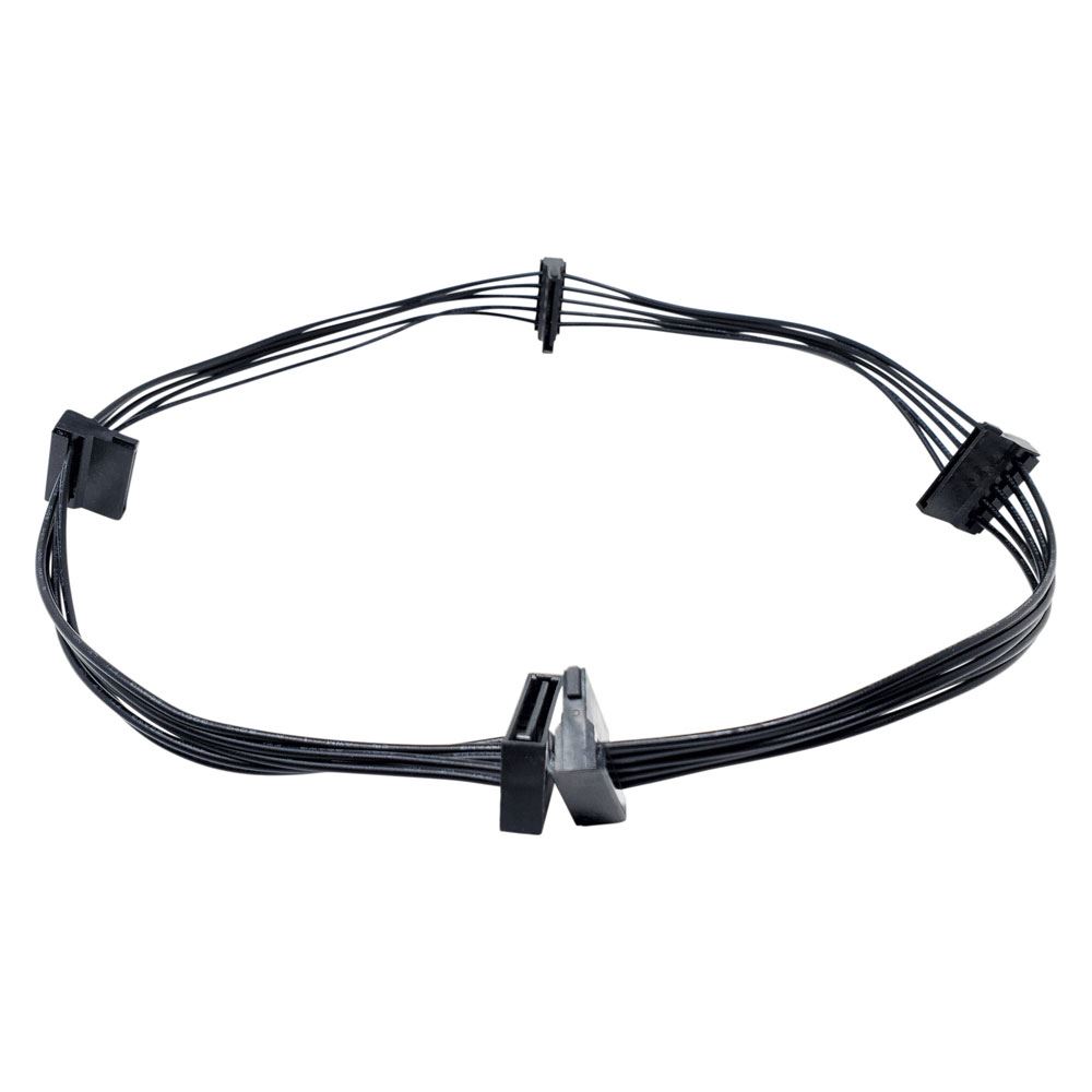 Micro Connectors 15-pin SATA Male to 15-pin SATA Female 1 to 4 Power ...