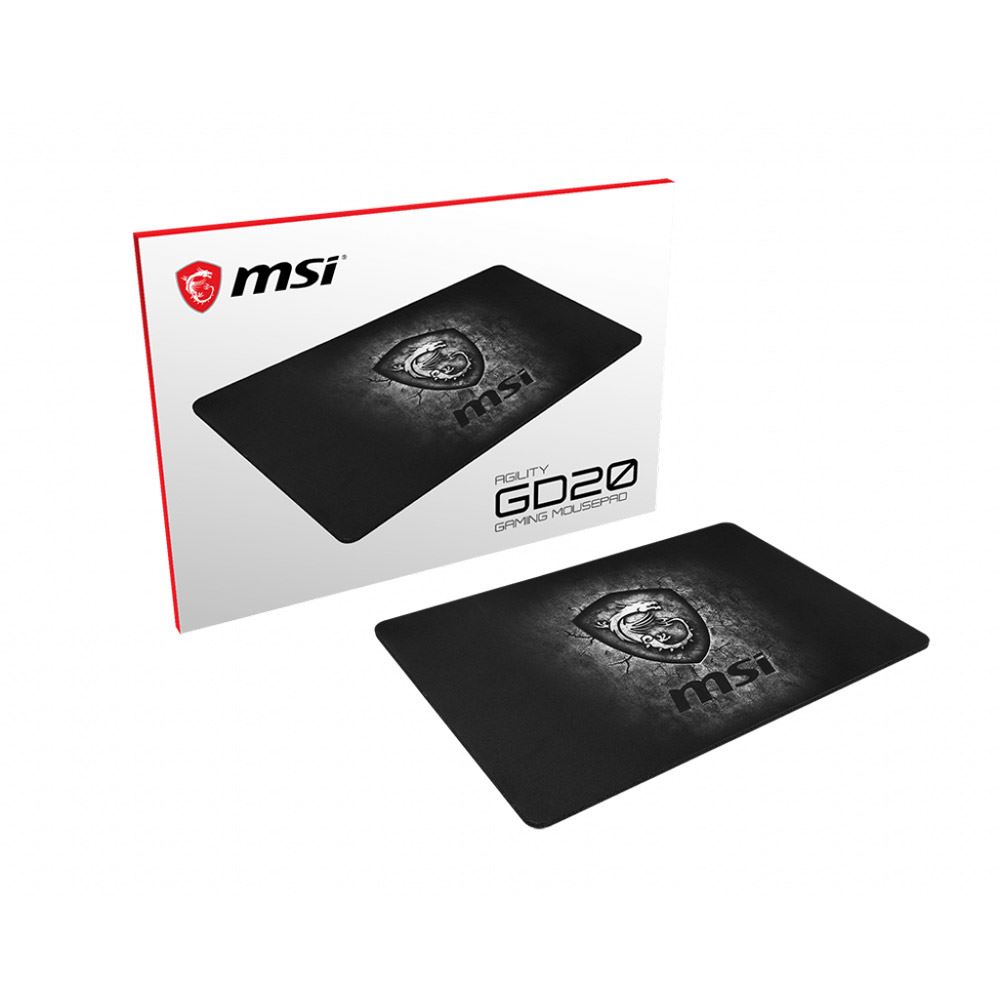 MSI Agility GD20 Small Gaming Mouse Pad - Micro Center