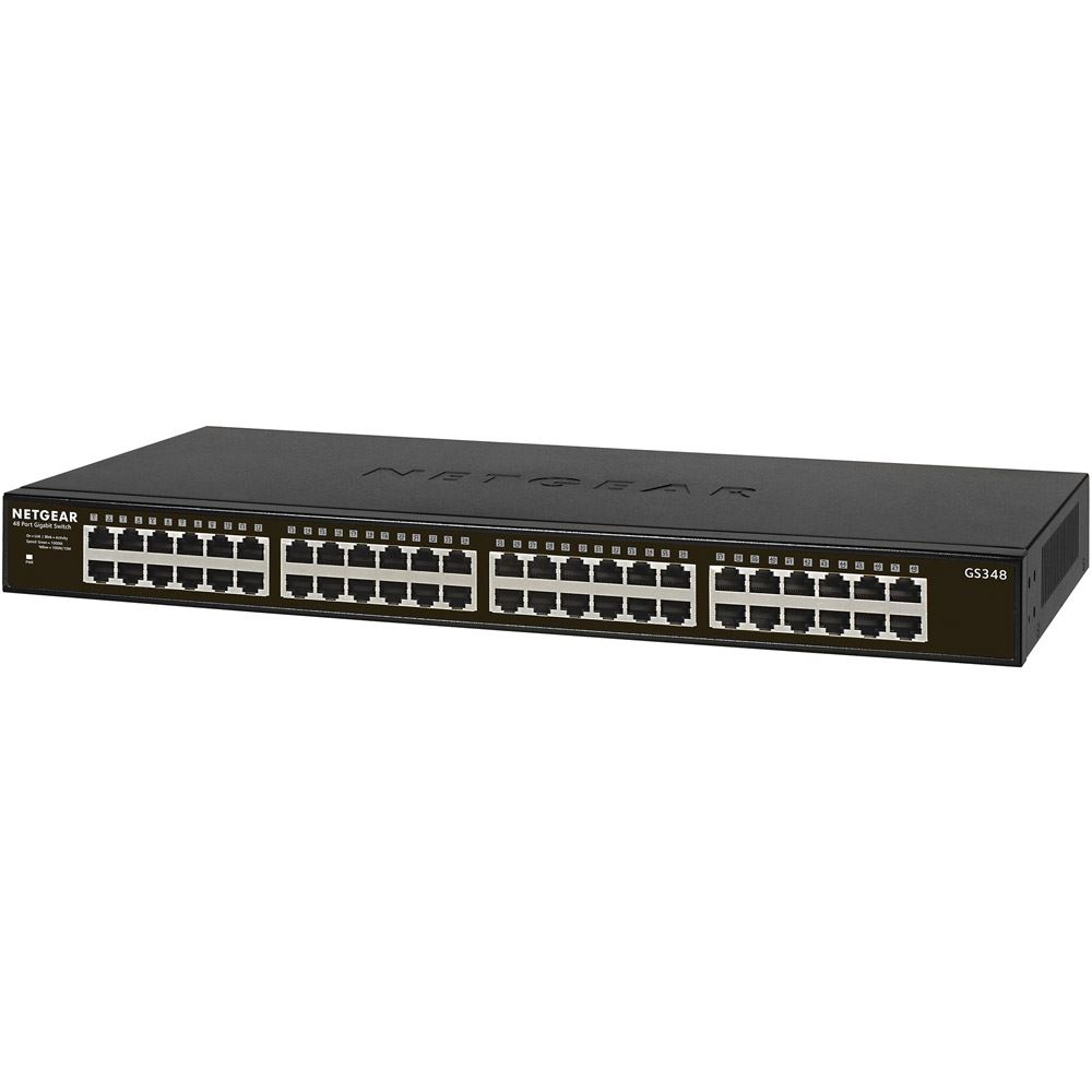 NETGEAR 48-Port Gigabit Ethernet Desktop Rackmount Unmanaged Switch ...