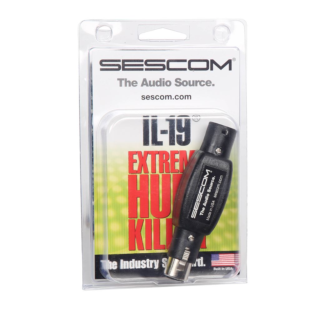 Sescom IL-19-2S Pro Audio Hum Eliminator Two Channel Inline With ...