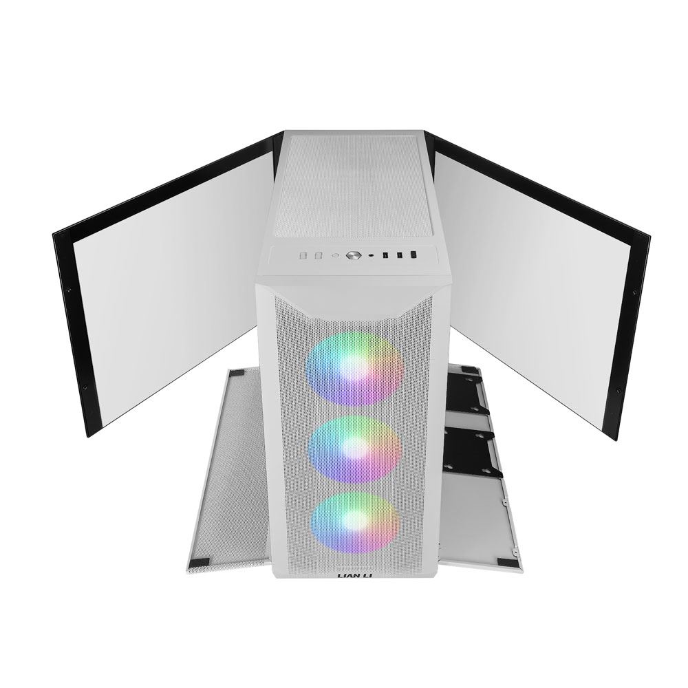 Micro Center - Lian Li Lancool II Tempered Glass eATX Mesh Mid Tower ...