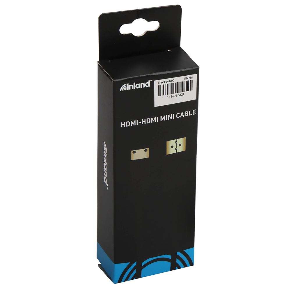 Inland HDMI Male to HDMI Mini Male Video Adapter Cable 3.3 ft. - Black ...