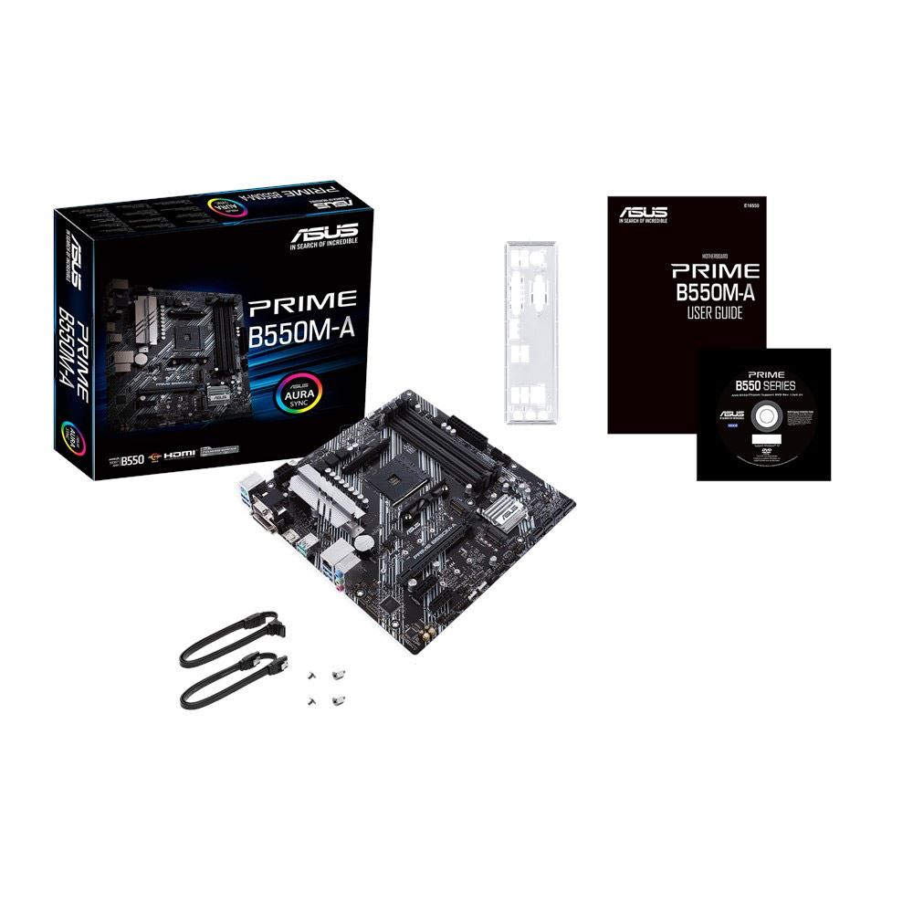 ASUS B550M-A Prime AMD AM4 microATX Motherboard - Micro Center