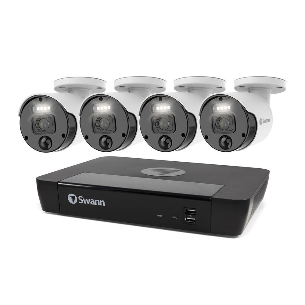 Swann Communications Ultra HD NVR Security Kit; 8-Channel; 4 Cameras ...