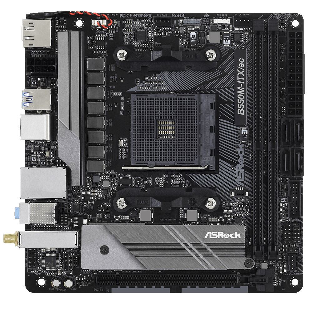 ASRock B550M-ITX/ac AMD AM4 Mini-ITX Motherboard - Micro Center