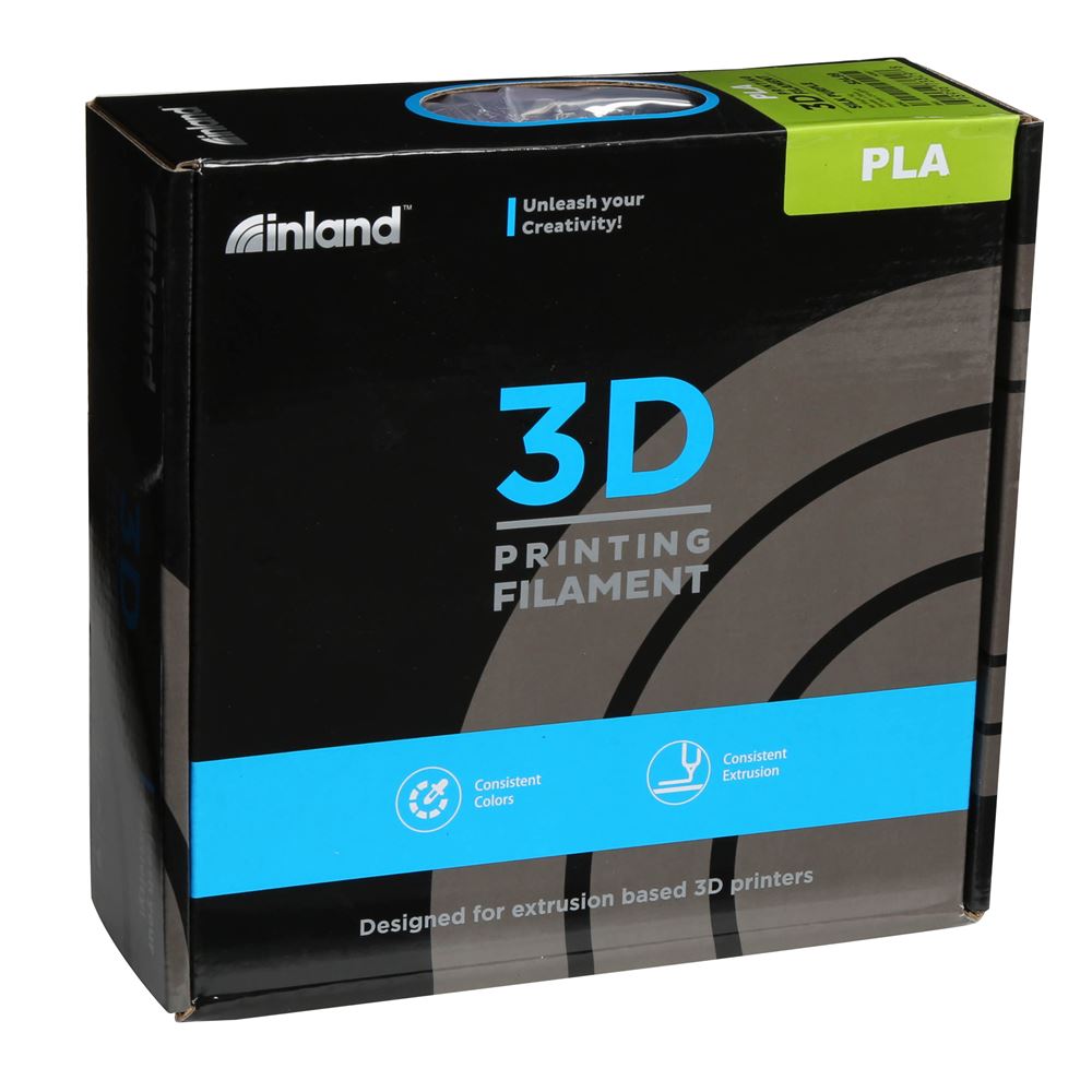 Inland 1.75mm Purple Silk PLA 3D Printer Filament - 1kg Spool (2.2 lbs ...