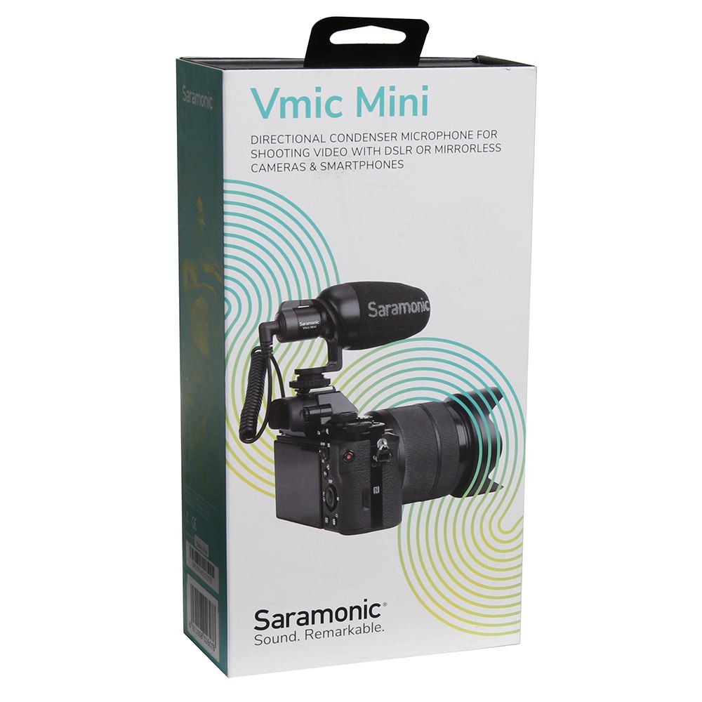 Saramonic VMICMINI Vmic Mini 3.5mm Shotgun Microphone - Black - Micro ...