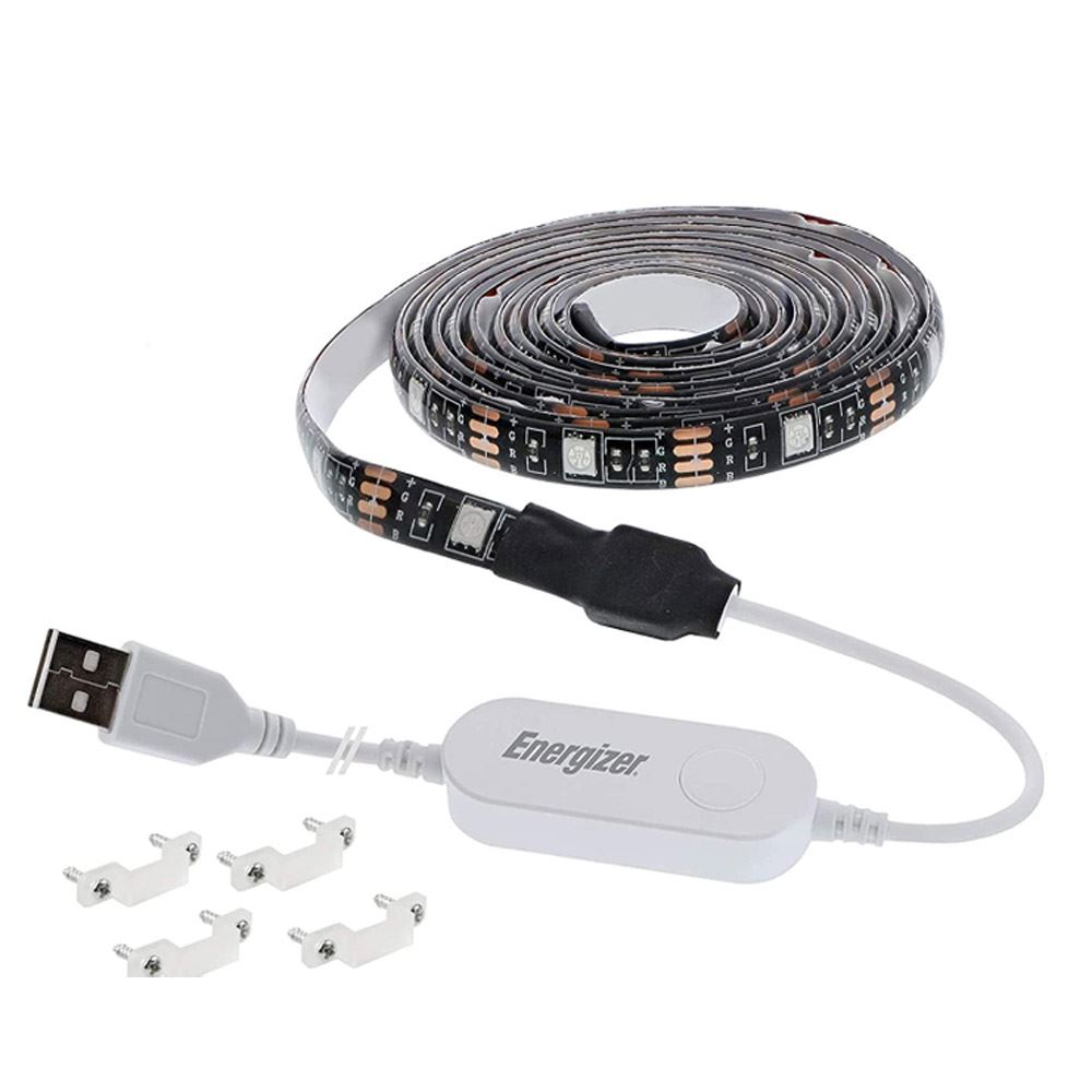 Micro Center - Energizer Smart Wi-Fi LED Strip Light - 2 meters EIS2 ...