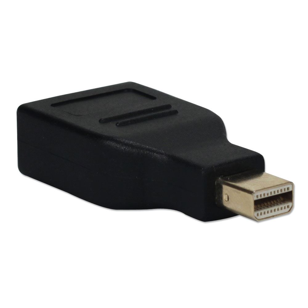 QVS Mini DisplayPort Male to DisplayPort Female Adapter - Micro Center